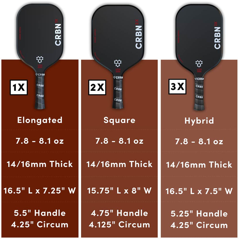 CRBN³ X Series (Hybrid Paddle) | CRBN Pickleball